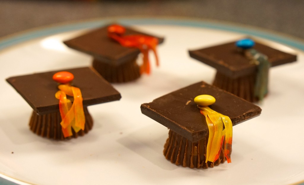 Adorable Chocolate Graduation Cap Dessert